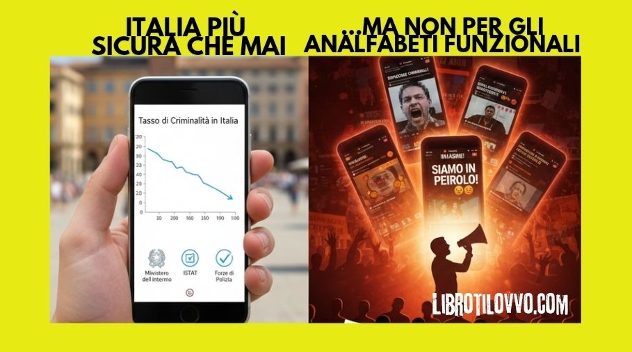 ITALIA PIÙ SICURA CHE MAI…MA NON PER GLI ANALFABETI FUNZIONALI – Libro ...